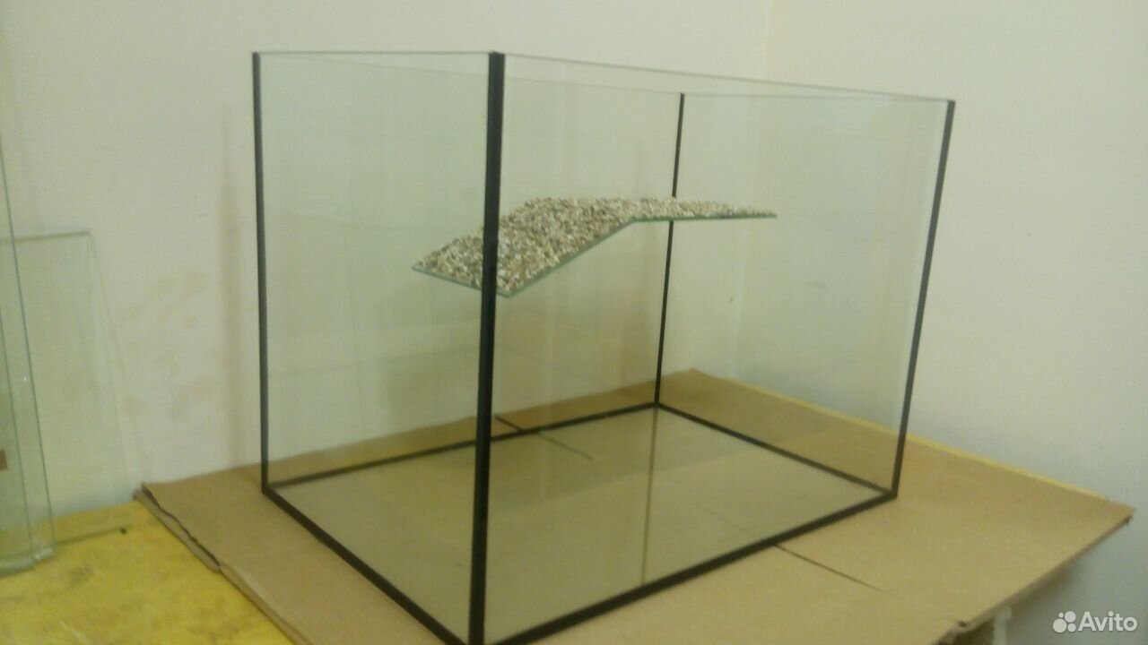 Новый черепашник 110л с островком