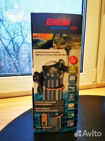 Фильтр для аквариума eheim biopower 200