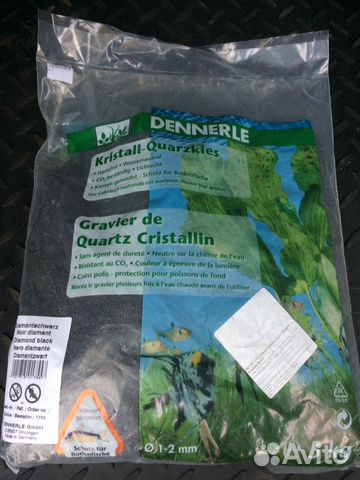 Грунт Dennerle Kristall Quarz 5кг черный