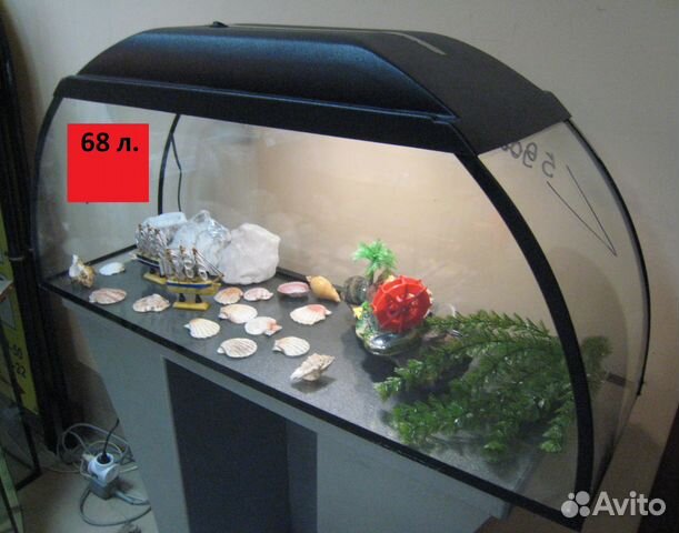 Аквариум фигурный "слн - 68 "