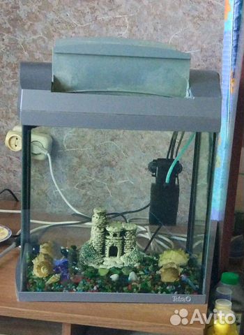 Аквариум tetra cо всем содержимым и дополнениями б