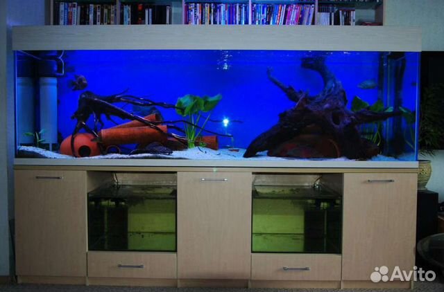 Аквариум 1000л с тумбой